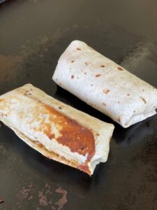 Grilled Stuffed Steak Burrito on the Blackstone Griddle