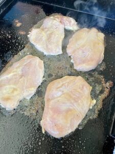 Loaded Grilled Chicken on the Griddle - Easy Blackstone Recipe