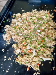 Blackstone Chicken Fried Rice - Our Tried and True Recipe! - The Flat ...
