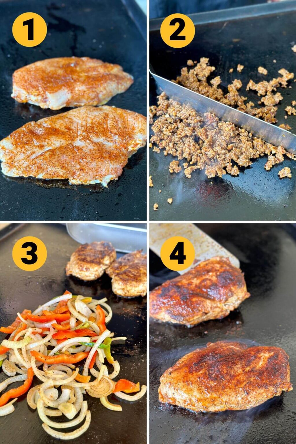 Loaded Mexican Chicken Breasts with Chorizo - The Flat Top King