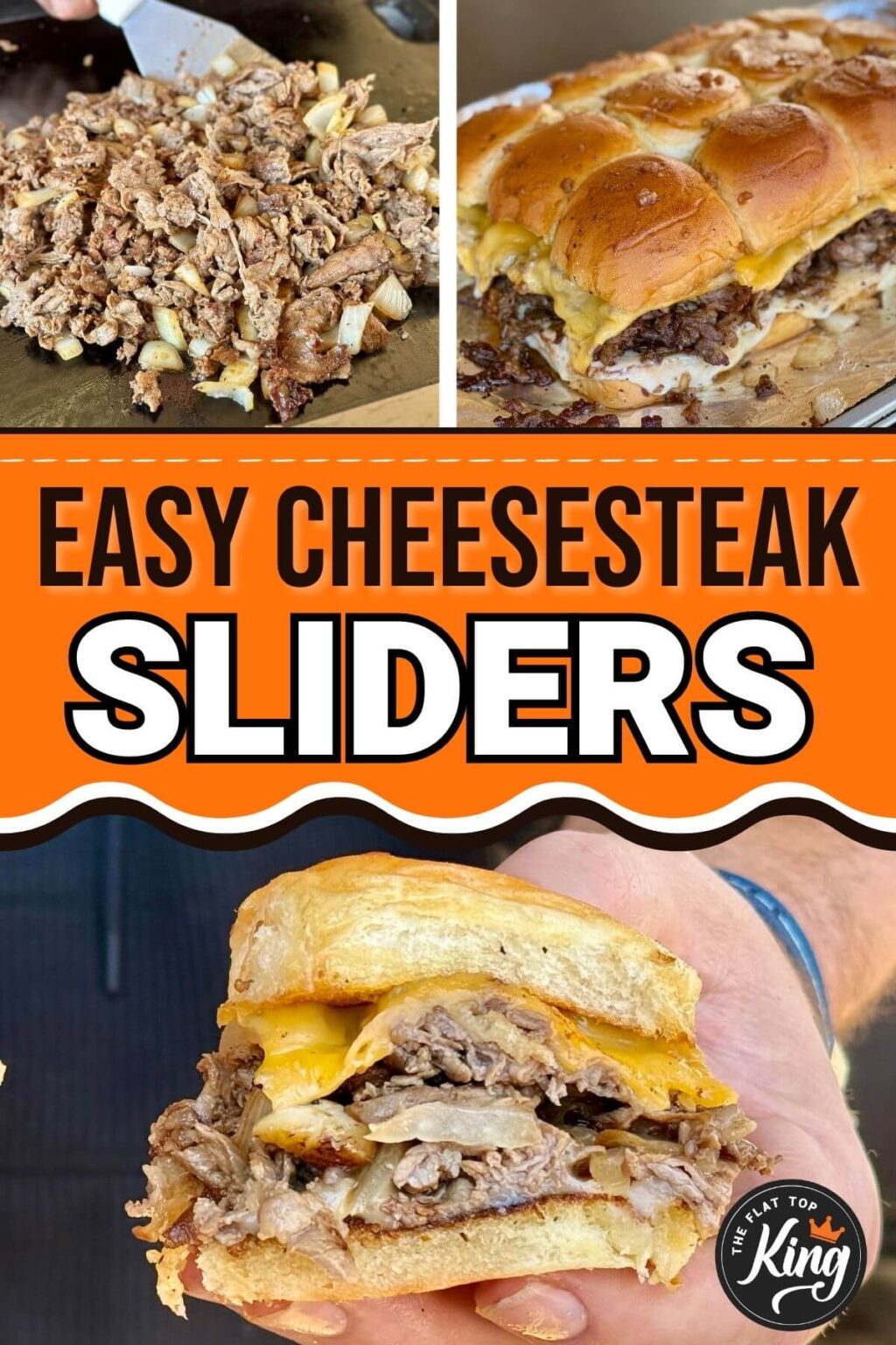 Philly Cheesesteak Sliders - with Hawaiian Rolls