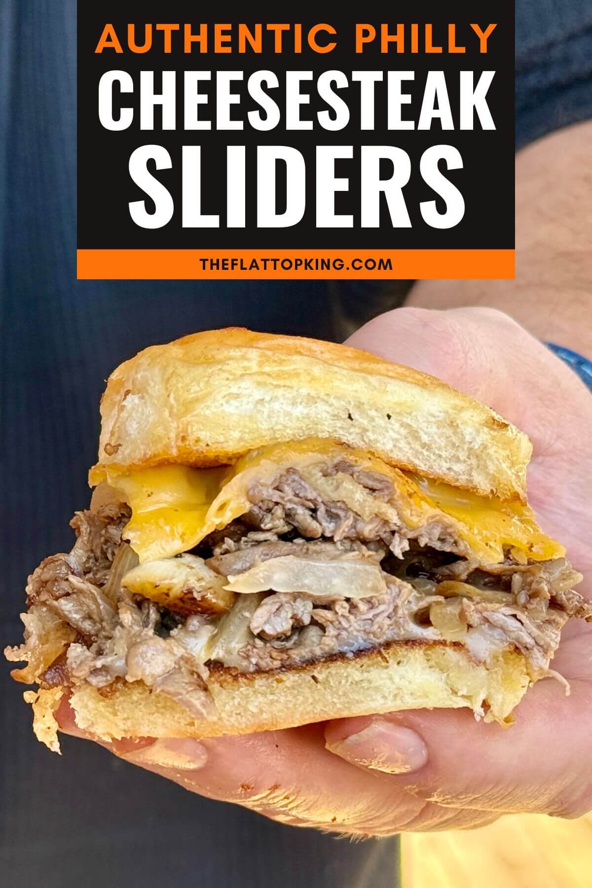 Philly Cheesesteak Sliders - with Hawaiian Rolls