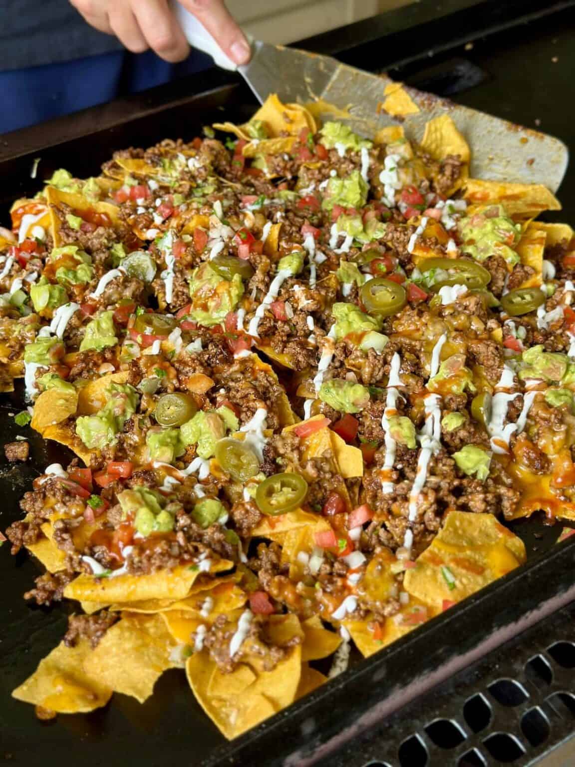 My Unique Method for the Best Nachos on the Griddle