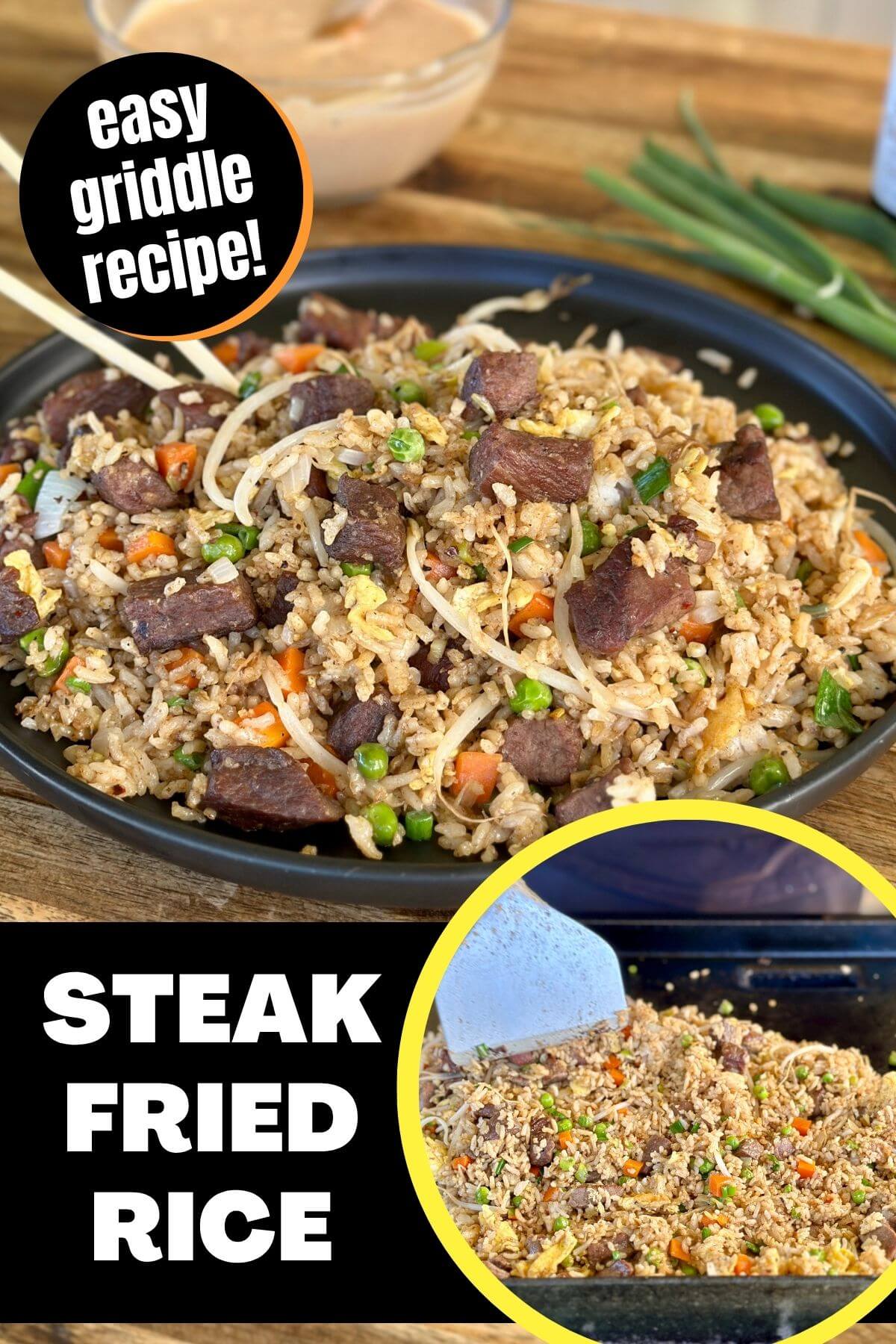 Steak Fried Rice (Griddle or Skillet Recipe) - The Flat Top King