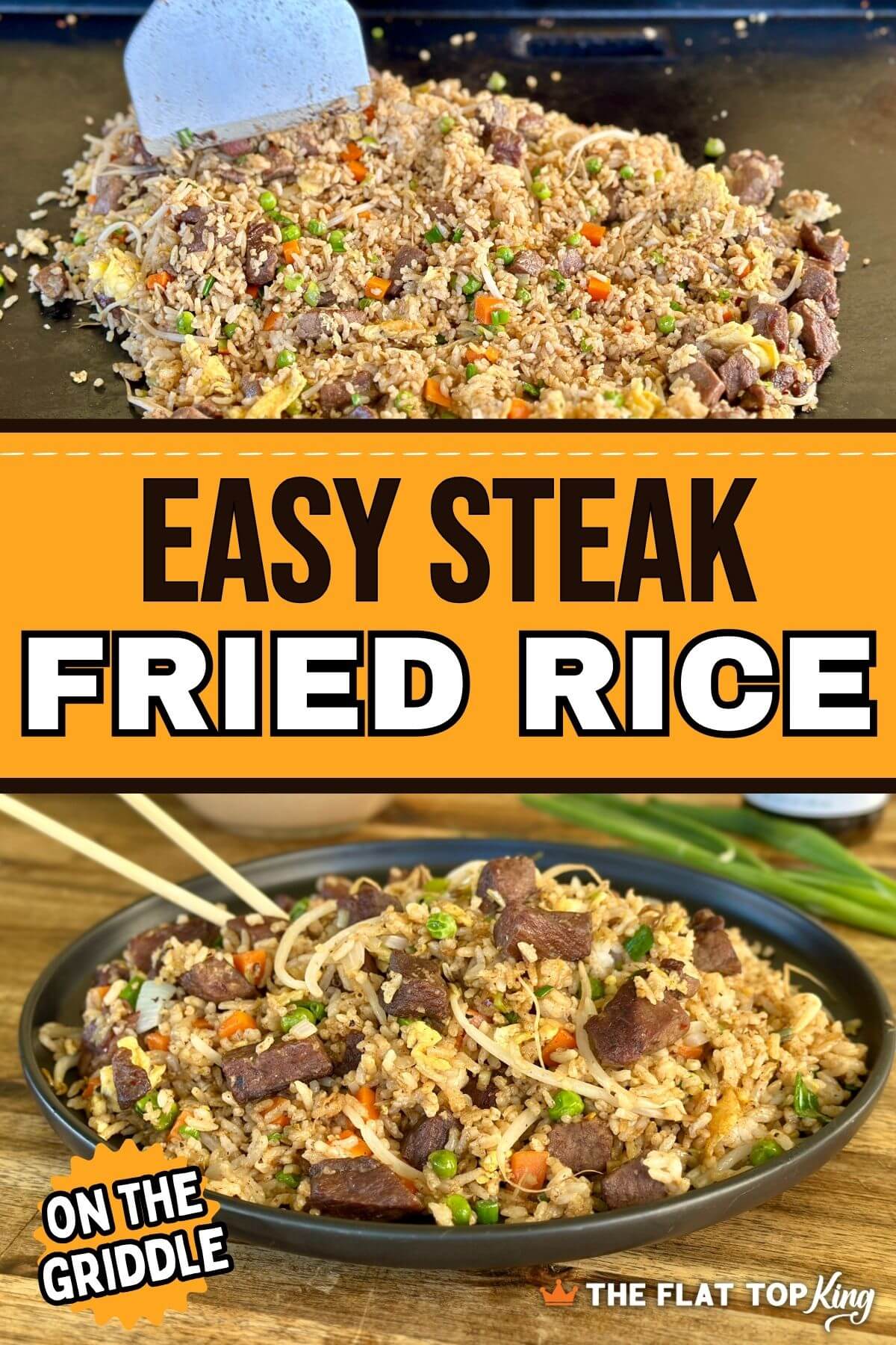Steak Fried Rice (Griddle or Skillet Recipe) - The Flat Top King
